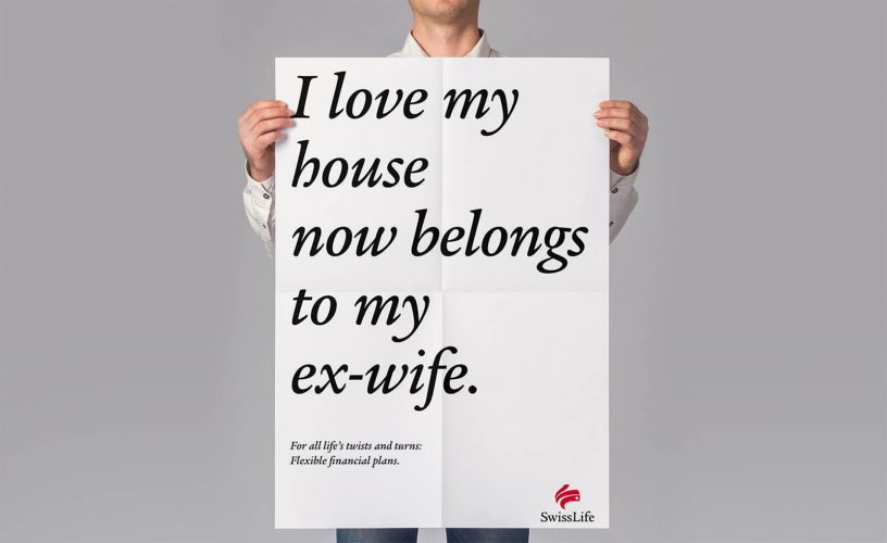 6 Clever Insurance Ads with Wordplay for Swiss Life