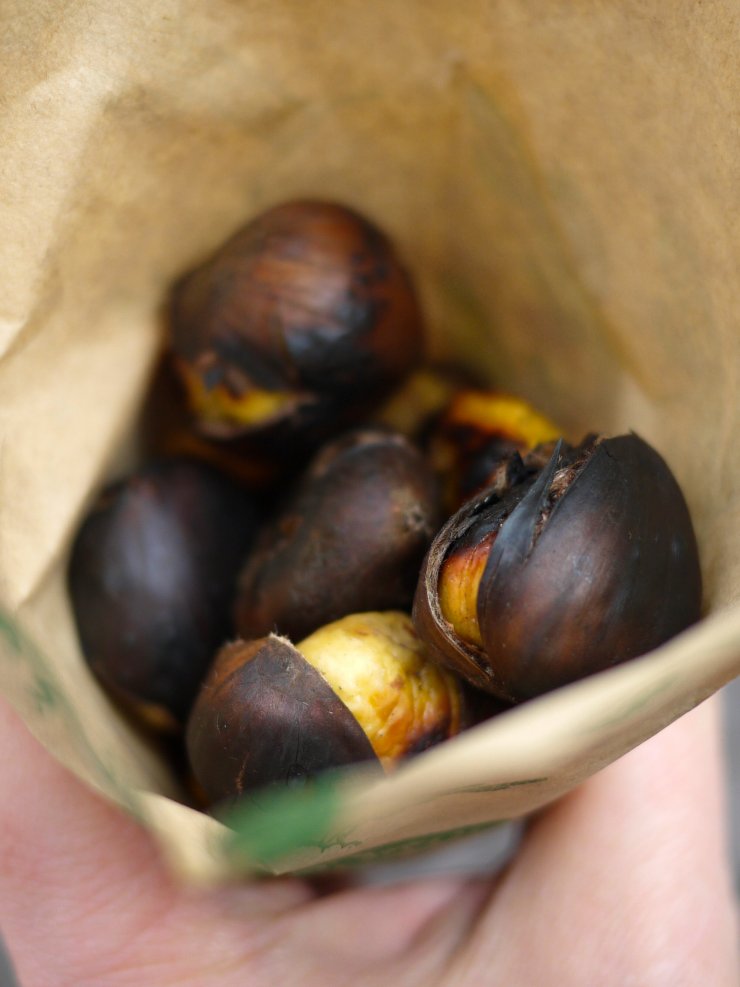 Roasted chestnuts in Switzerland are my winter obsession