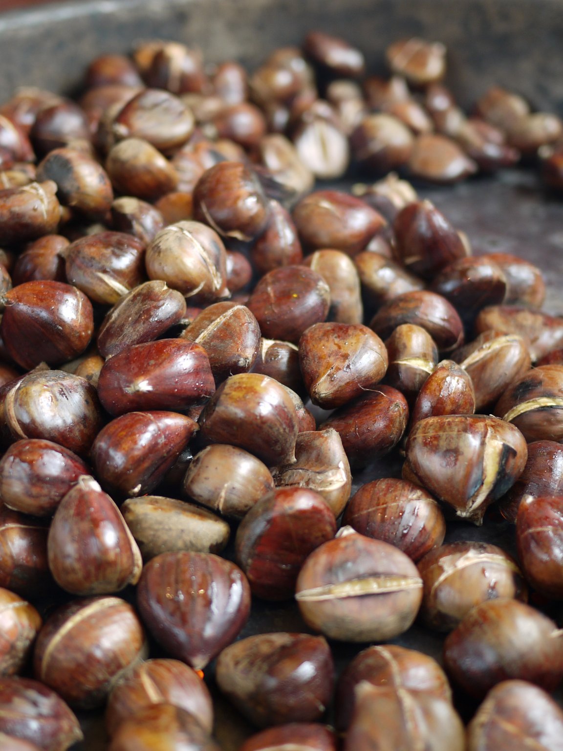 Roasted chestnuts in Switzerland are my winter obsession