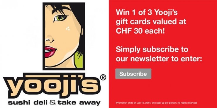 Yooji's Sushi Restaurant - Newly Swissed