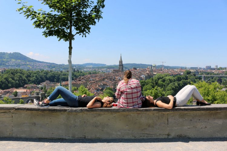 The best views of Bern, Switzerland? Try the Rosengarten.