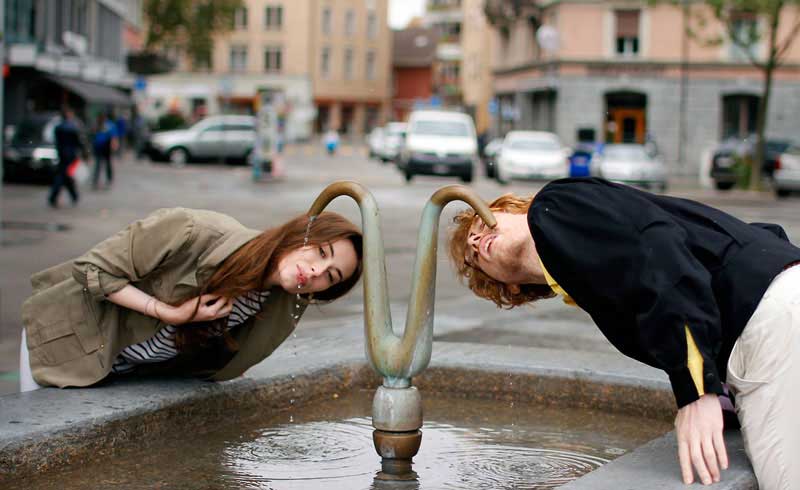 Humans of Zürich - 10 Fountain Portraits by Michael Lamarra
