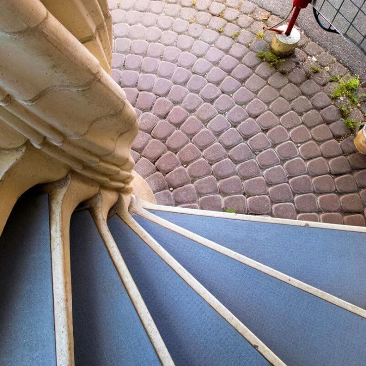 There's a sort of Smurf enclave in Geneva, Switzerland (Architecture)