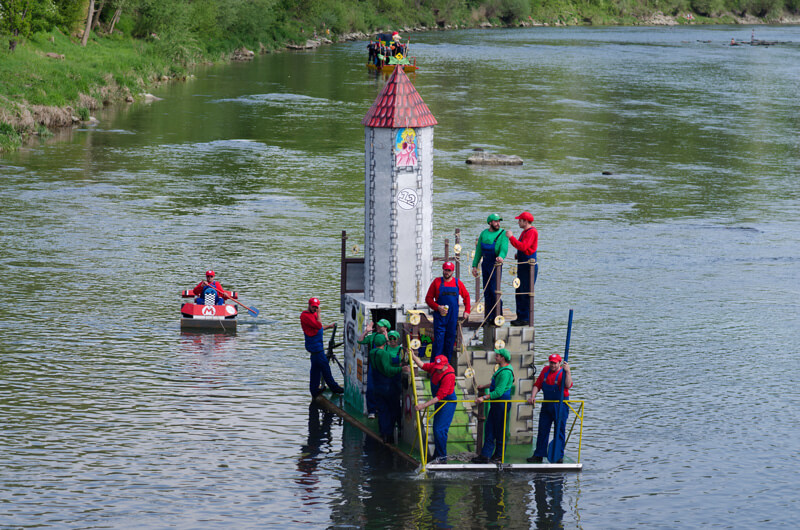 This River Raft Race in Switzerland is Nuts!