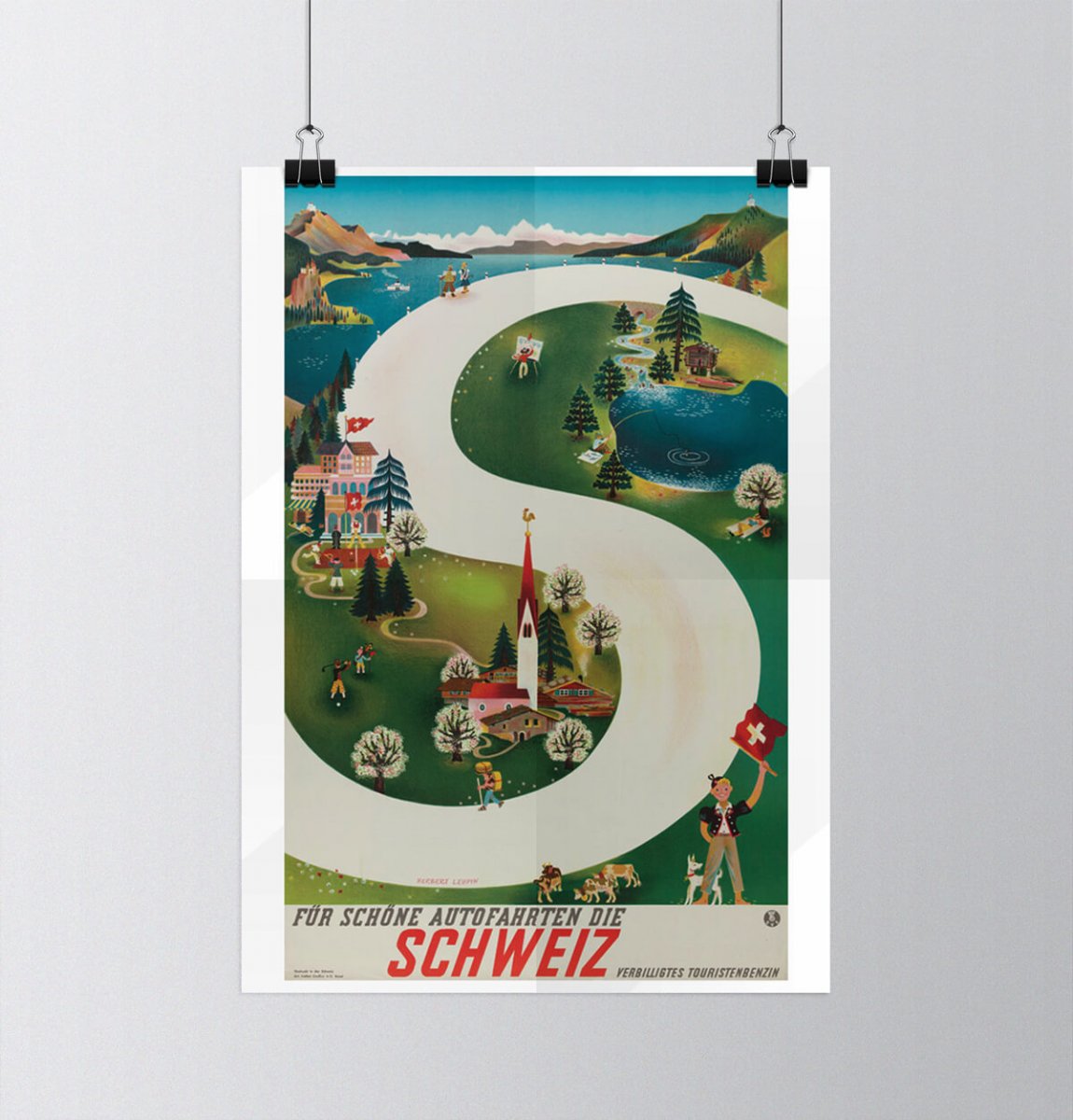 A Tour of Switzerland in Vintage Tourism Posters