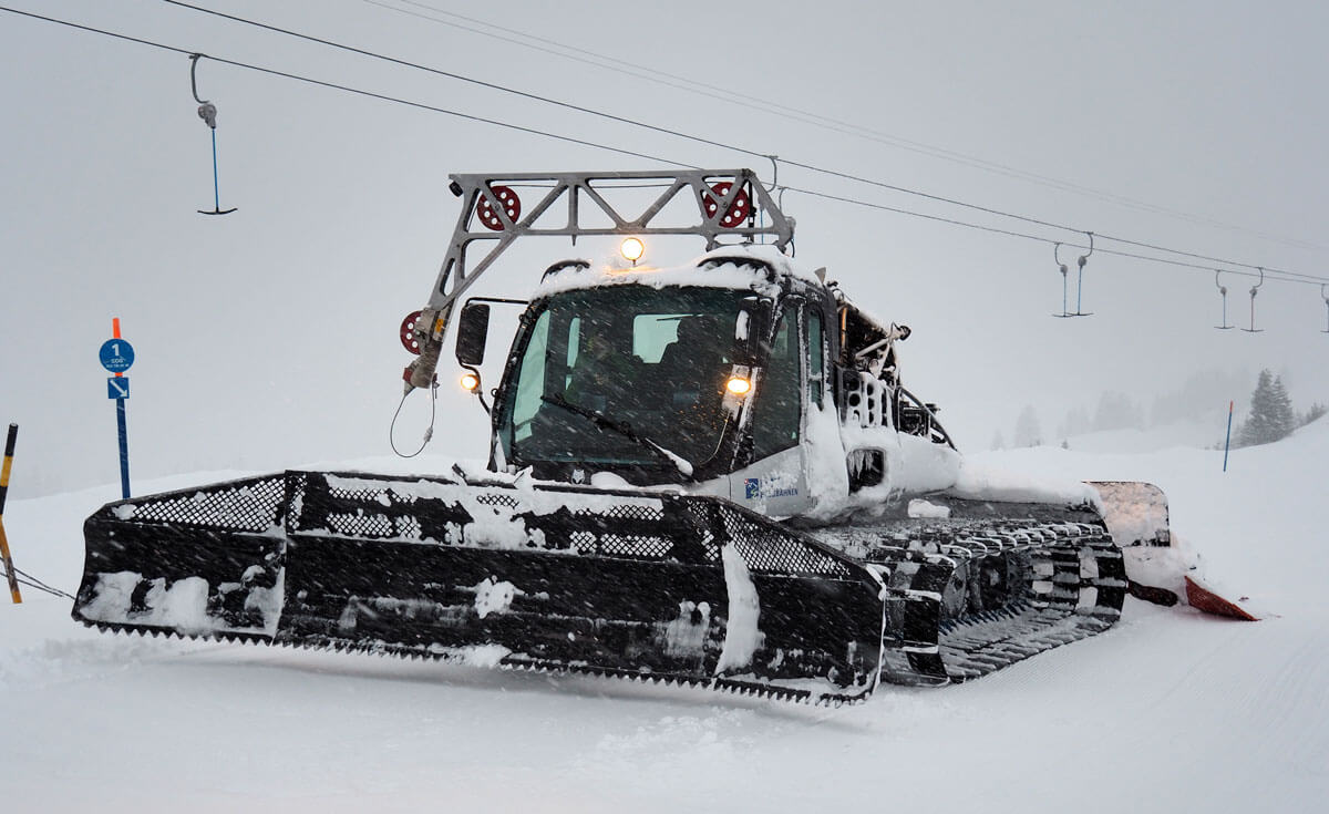 The time I got up at 3 AM to ride along in a snowcat - Newly Swissed ...