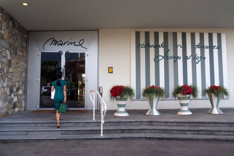 It's all "ship ahoy!" at the five-star Hotel Eden Roc in Ascona