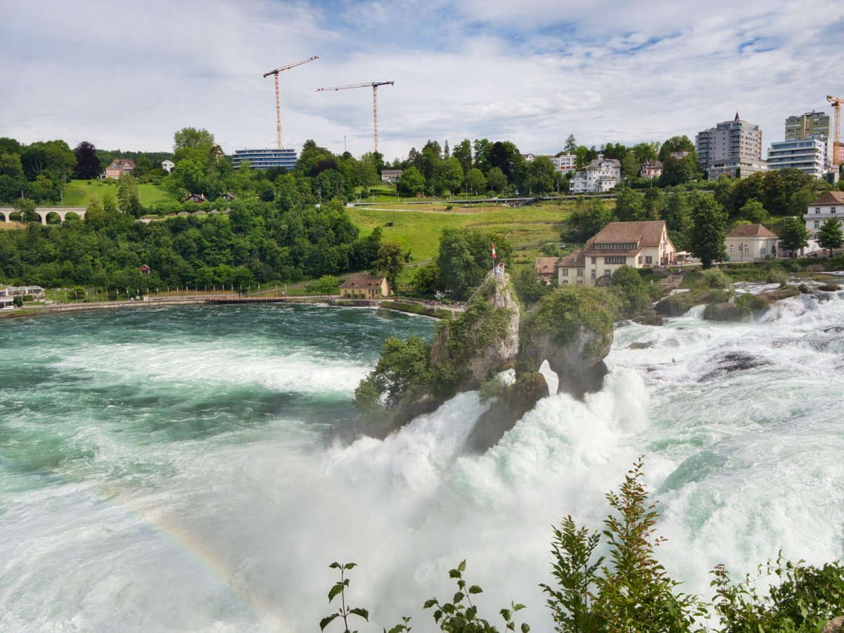 The Rhine Falls make for a refreshing summer escape
