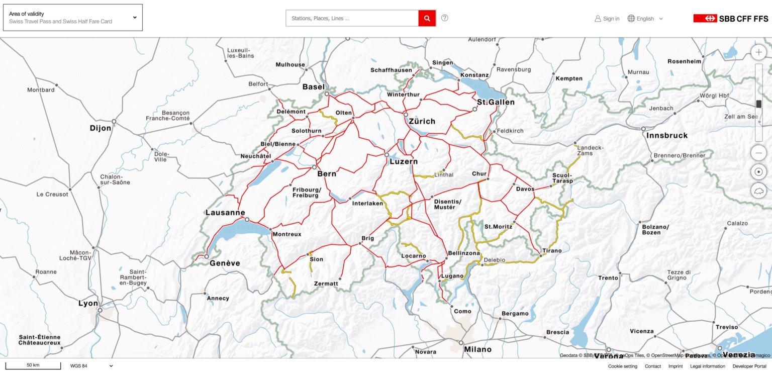 Switzerland Train Map: Routes and Schedules (2025)