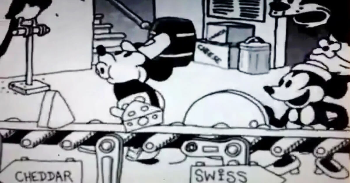 Was Mickey Mouse Making Swiss Cheese? (Urban Myth)