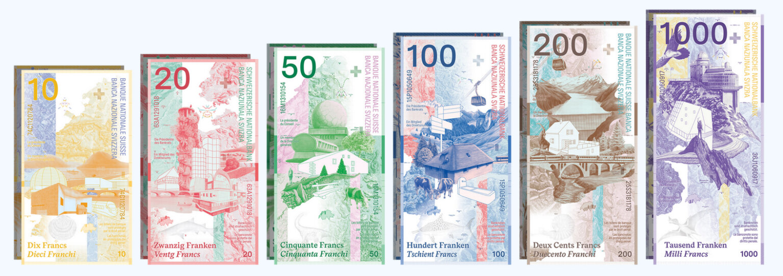New Swiss Banknotes: Rocks, Plants, and Alpine Huts - Newly Swissed ...
