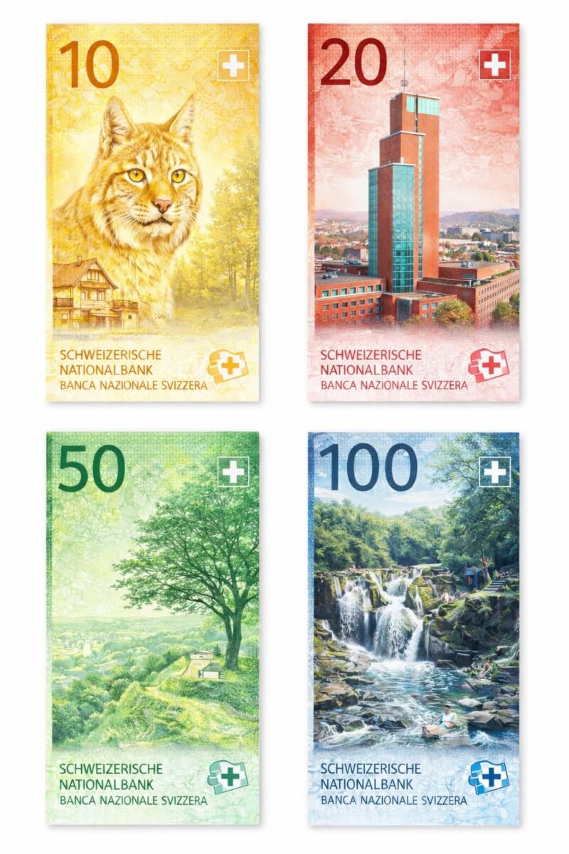 New Swiss Banknotes: Rocks, Plants, and Alpine Huts - Newly Swissed ...